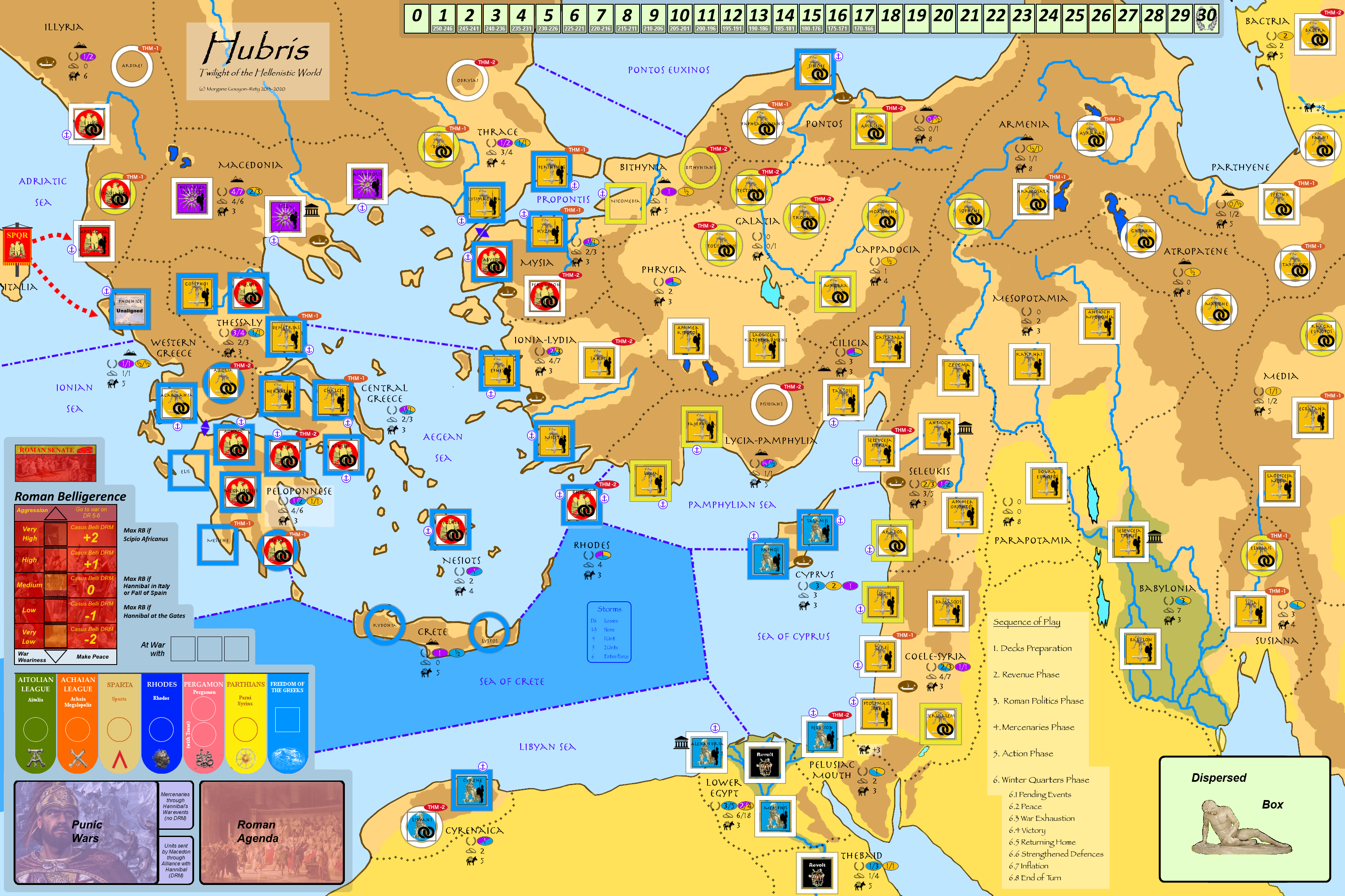Hubris Map 192 BCE – InsideGMT